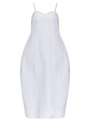 RÓHE Strappy Maxi Dress - White