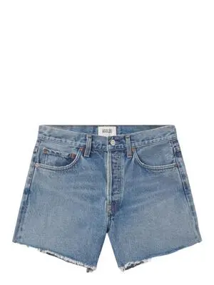 AGOLDE Parker Denim Shorts - Gray