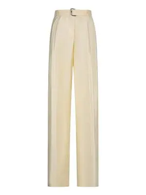 BLUMARINE Blumarine Belted Pleated Trousers