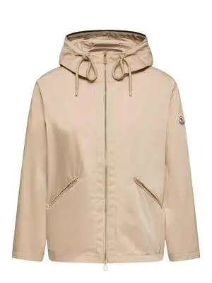 Moncler Cassiopea Hooded Jacket Beige