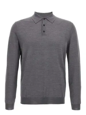 ZANONE Flexwool Slim-fit Polo Shirt - Gray