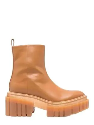 Stella McCartney Chunky Sole Ankle Boots - Brown