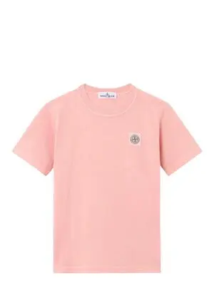 Stone Island Logo Patch T-shirt - Pink