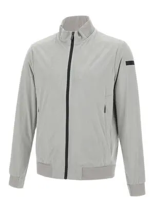 RRD Zip-up Jacket With Ribbed Cuffs And Hem - Grey