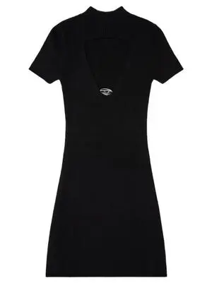 DIESEL® M-olympe Cut-out Plaque Dress - Black
