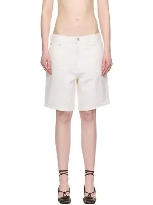 AGOLDE Denim Shorts - Nude
