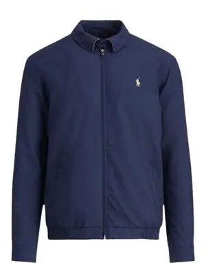 Polo Ralph Lauren Logo Embroidered Zip Up Jacket - Black