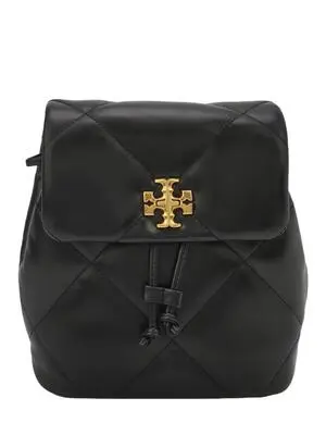 Tory Burch Kira Logo Plaque Mini Backpack - Black