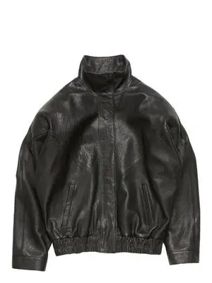 ACNE STUDIOS Acne Studios Leather Logo Jacket