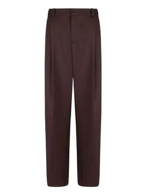Elisabetta Franchi Pleat Detailed Straight-leg Trousers - Black