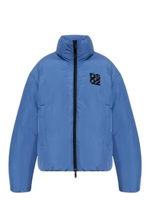 Dsquared2 Down Jacket With High Neck - Blue