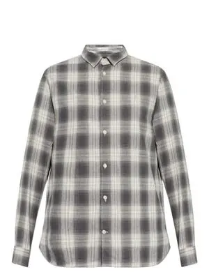 ALLSAINTS Kelby Checked Shirt - Gray