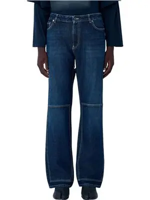 JEAN PAUL GAULTIER Cut-out Jeans - Blue
