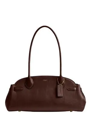 COACH Coach Empire Carryall 34 Zipped Shoulder Bag Brass/maple