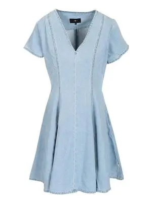 7 FOR ALL MANKIND 7 For All Mankind Flared Denim Dress