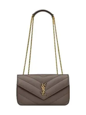 Saint Laurent Saint Laurent Loulou Matelass Small Shoulder Bag Urban Ash