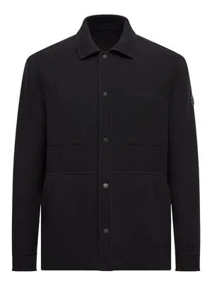 Moncler Tagnit Reversible Shirt Jacket - Navy Blue