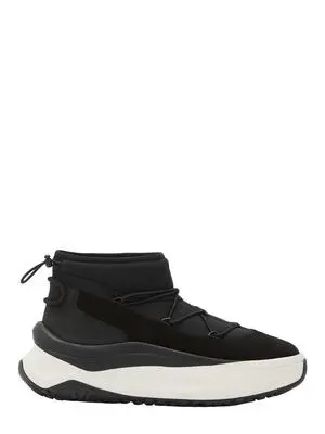 Moon Boot Lace-up Platform High-top Sneakers - Black