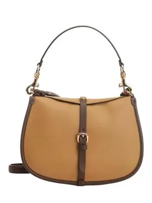 Etro Pony Buckled Crossbody Bag - Beige