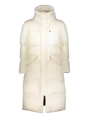 Herno Hooded Long Puffer Coat - White
