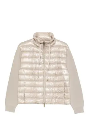 Herno Patchwork Drawstring Ultralight Jacket - White
