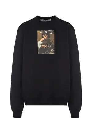 OFF-WHITE Off-White Caravaggio Painting Printed Sweatshirt