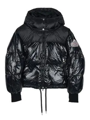 Pyrenex Shiny Hooded Puffer Jacket - Black