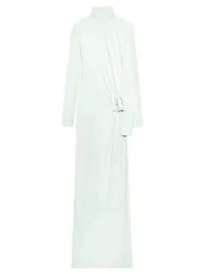 COURREGES Buckled Long Dress - Light Mint