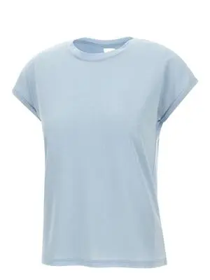 Eleventy Metallic Crew Neck T-shirt - Blue