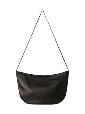 THE ROW Izzy Zip-up Crossbody Bag - Black