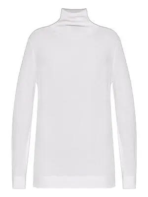 LISA YANG Danette Turtleneck Knitted Jumper - White