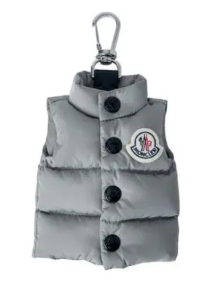 Moncler Gilet Keyring - Grey