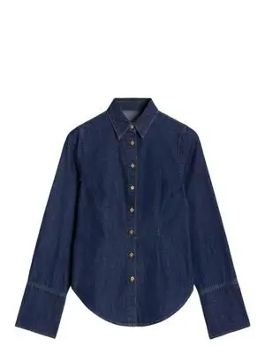 7 For All Mankind Button Shirt - Blue