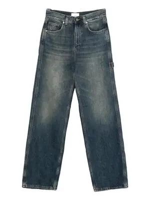 HAIKURE High-waist Cotton Jeans - Blue
