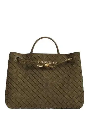 Bottega Veneta Andiamo Top Handle Bag - Green
