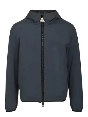 Moncler Zip-up Hooded Jacket - Grey