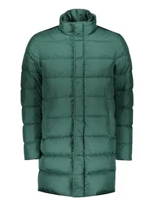 Herno Quilted Long Coat - Dark Green