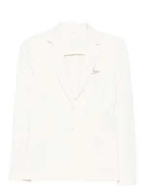 CIRCOLO 1901 Single-breasted Blazer - White
