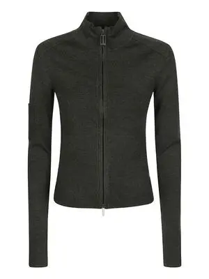 Victoria Beckham Zip-up Top - Black