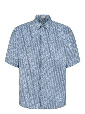 Dior Short-sleeved Button-up Shirt - Blue