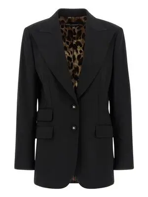 Dolce & Gabbana Turlington Single-breasted Blazer - Black
