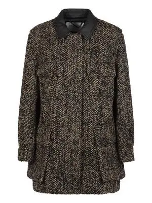 Max Mara Angio Long-sleeved Jacket - Brown