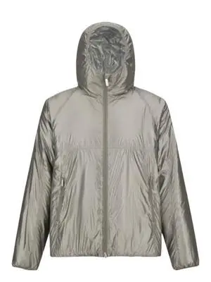 Herno Metallic Shield Hooded Jacket - Gray