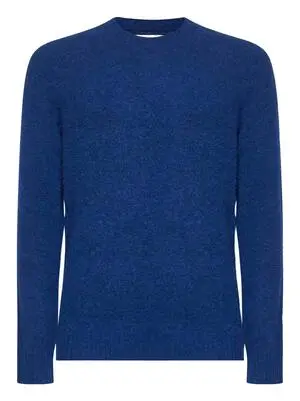 MC2 SAINT BARTH Ribbed Crewneck Knitwear - Blue