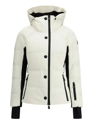 Moncler Guyane Zip-up Down Jacket - Ivory