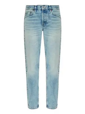 RE/DONE Buttoned Jeans Light Wash Denim - Blue