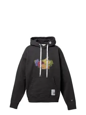 Mihara Yasuhiro Graphic Print Hoodie - Black