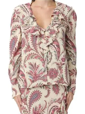 Etro Printed Long Sleeve Shirt - Nude