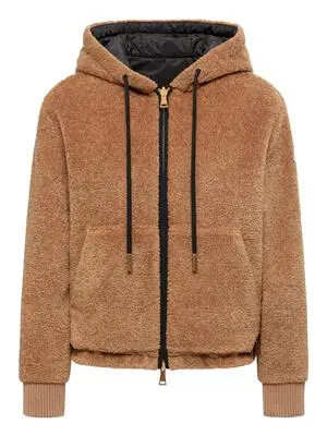 Moncler Reversible Zip-up Jacket With Adjustable Hood - Brown