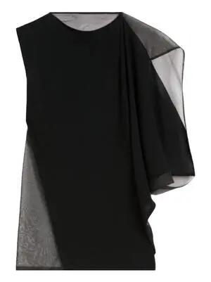 SPORTMAX Sportmax Asymmetrical Draped Blouse